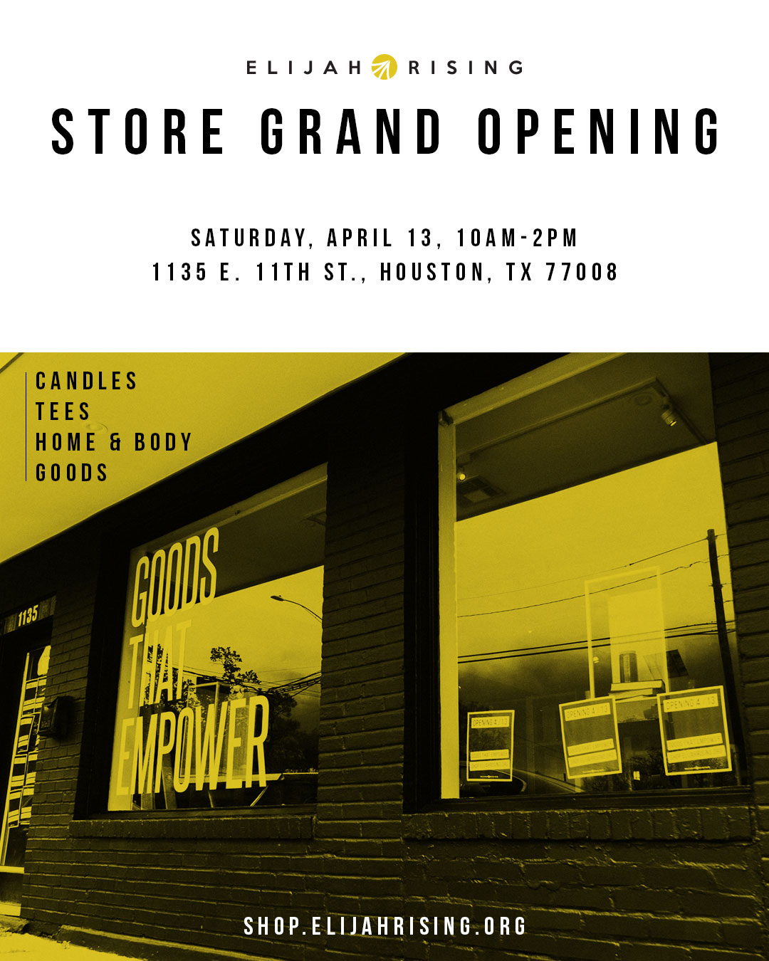 Elijah Rising Store Grand Opening - Elijah Rising